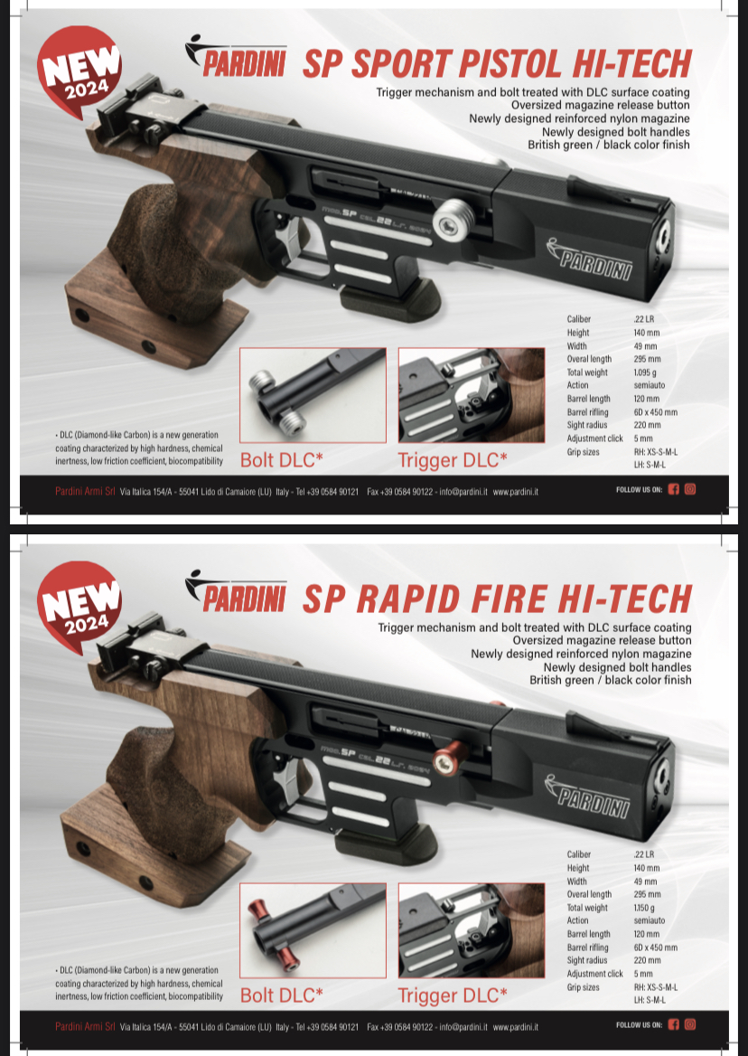 Pardini SP 22 HI-TECH - Sportwaffen - Meisterschützen